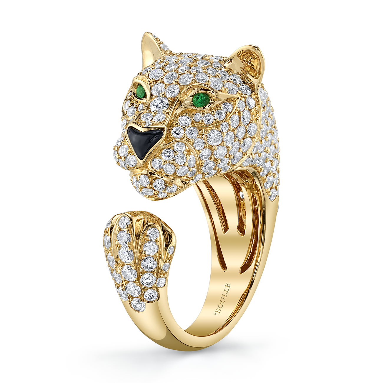 deBoulle Collection Puma Ring in Yellow Gold – deBoulle Diamond & Jewelry